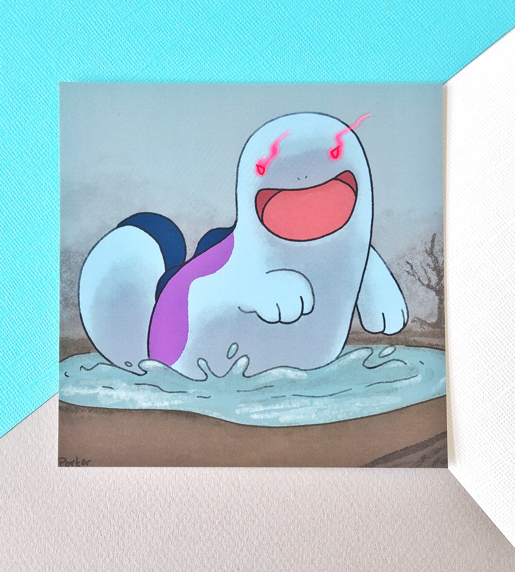 Alpha Quag Mini Print – porterillustration