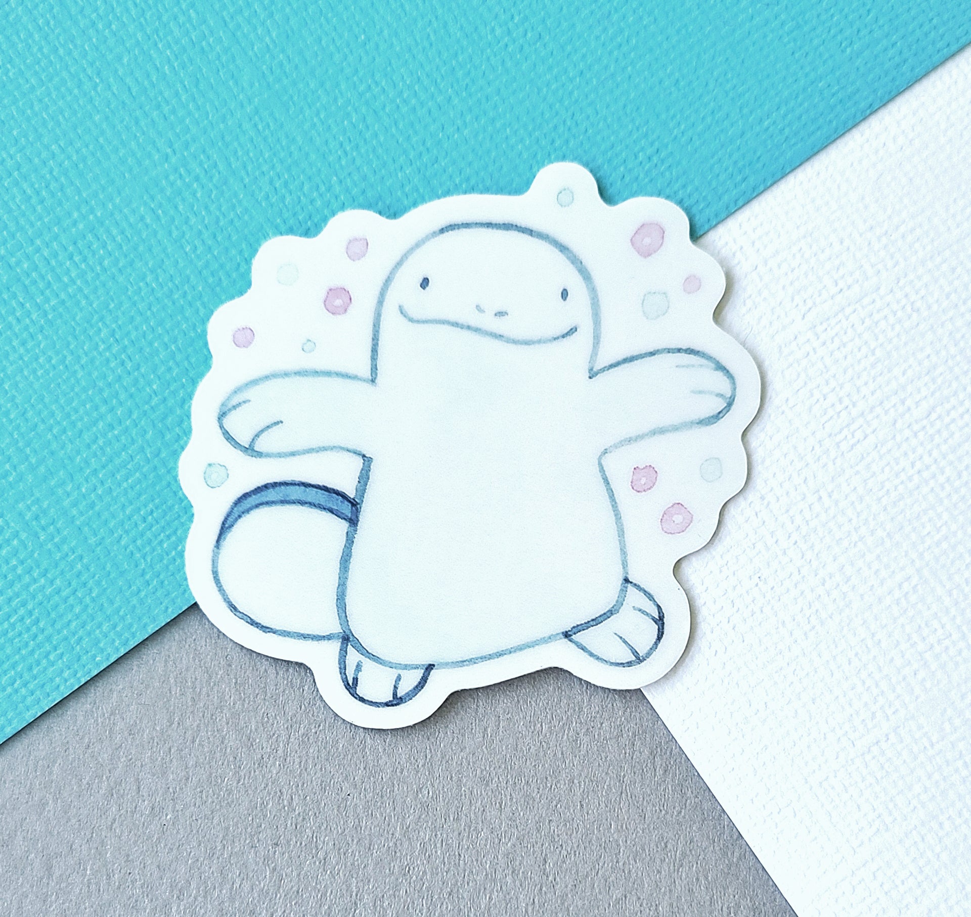 Quag feelin' bubbly Vinyl Sticker – porterillustration